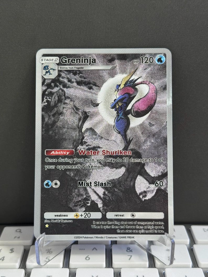 Custom TCG Pocket [ENG] Greninja - Textured Shinning - Etsy