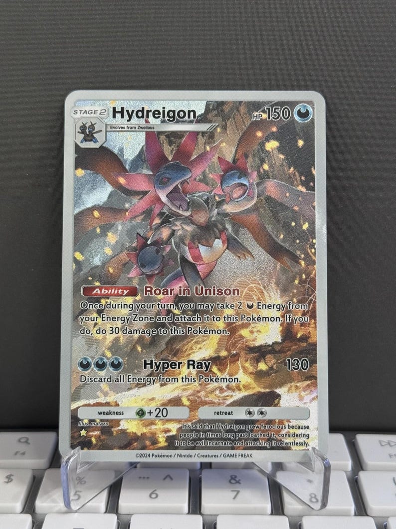 Custom TCG Pocket [ENG] Hydreigon- Textured Shinning - Etsy