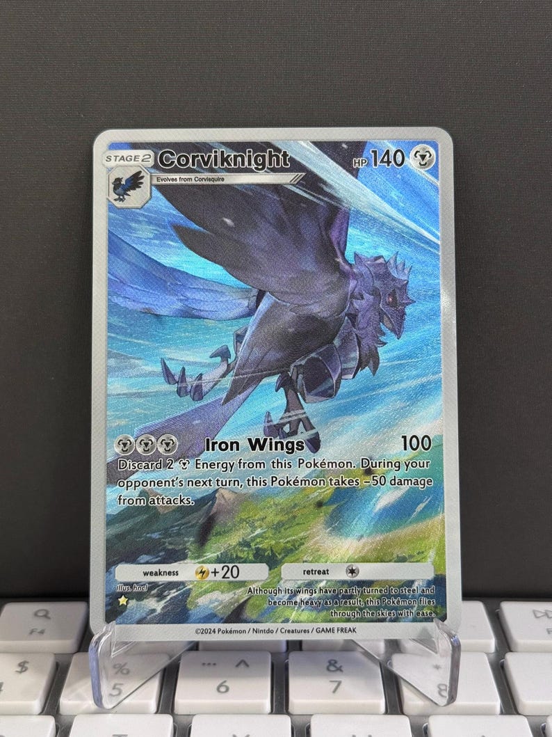 Custom TCG Pocket [ENG] Corviknight- Textured Shinning - Etsy