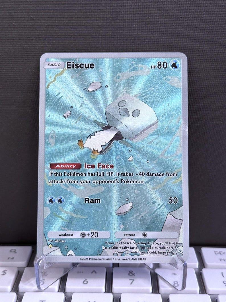 Custom TCG Pocket [ENG] Eiscue- Textured Shinning - Etsy