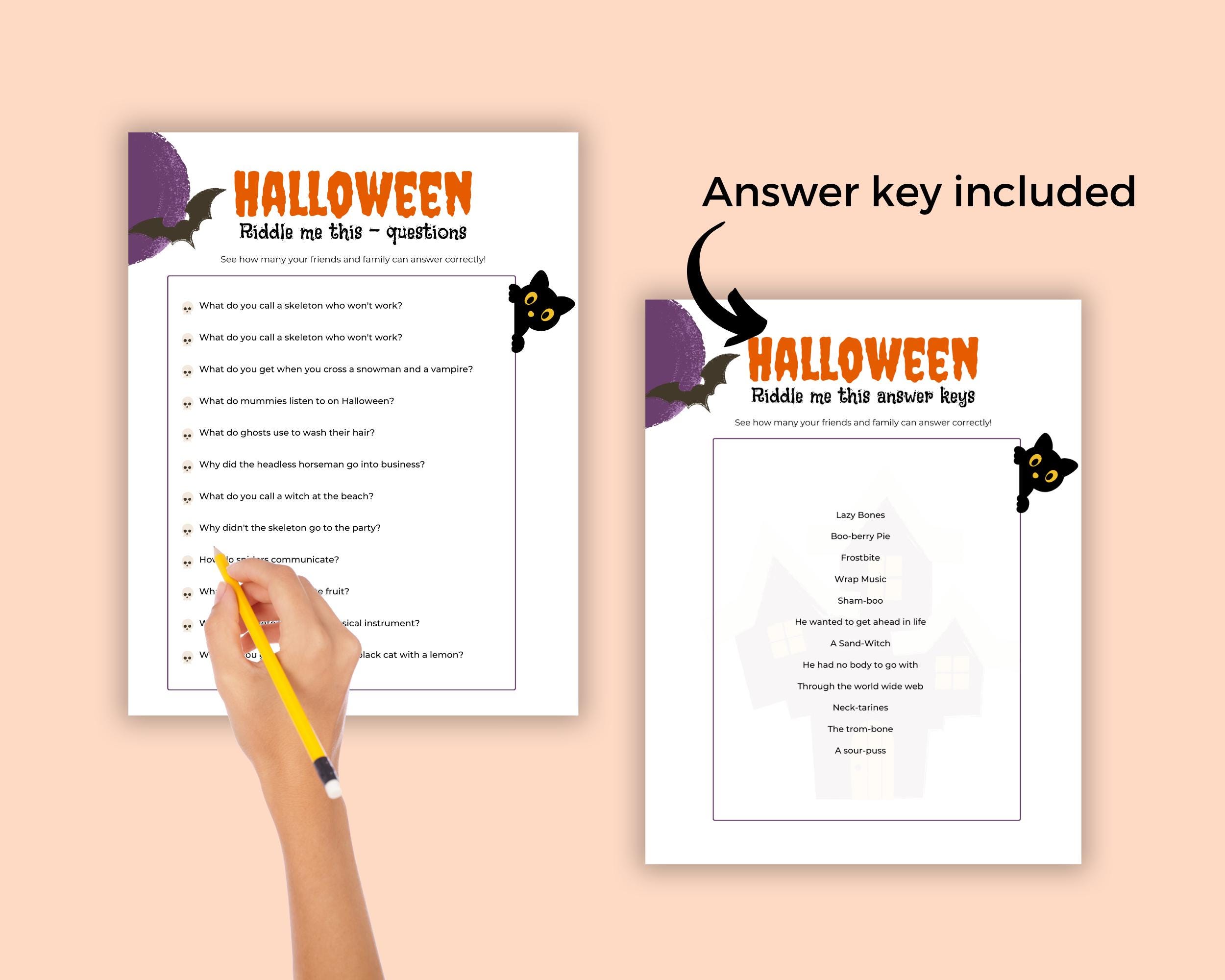 Halloween Candy Match up Game, Printable Halloween Candy Game ...