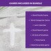Lent Activity Bundle, Printable Lenten Party Games, Easter Activities ...