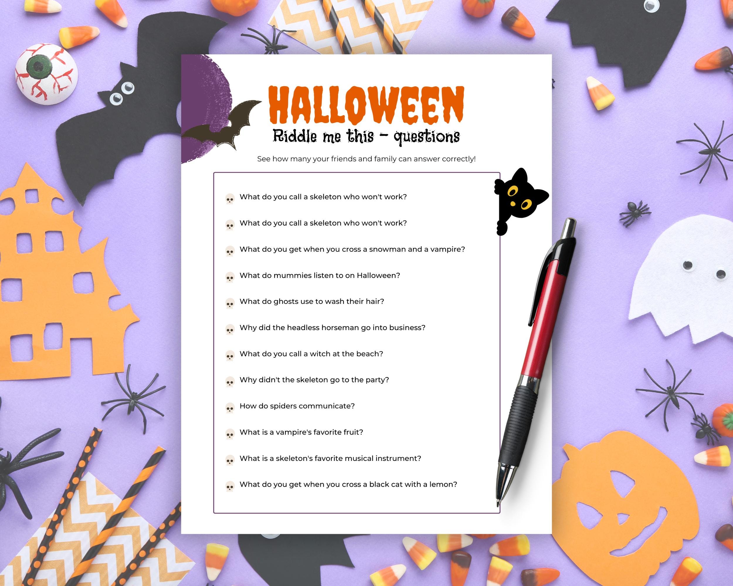Halloween Candy Match up Game, Printable Halloween Candy Game ...