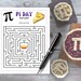 Pi Day Maze Game, Printable Pi Day Maze Activity, Pi Day Party, Pi Day ...