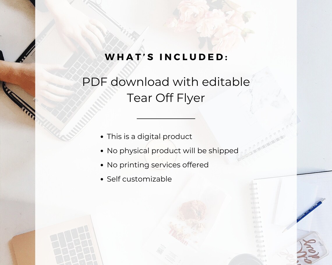 Editable Earth Day Acts of Kindness Tear off Flyer, Printable Earth Day ...