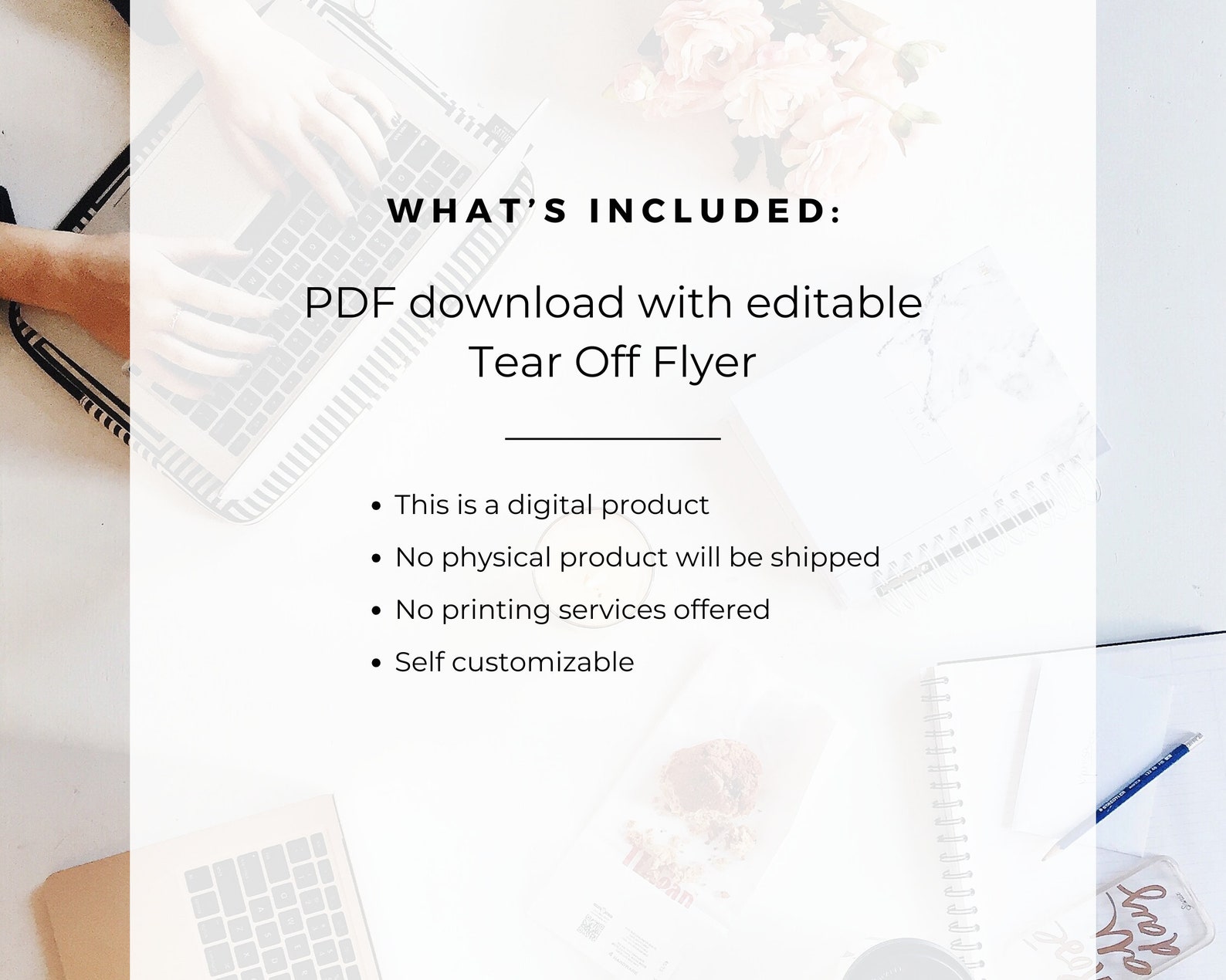 Editable Earth Day Acts of Kindness Tear off Flyer, Printable Earth Day ...