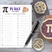 Pi Day A to Z Game, Printable Pi Day A to Z Game Activity, Pi Day Party ...