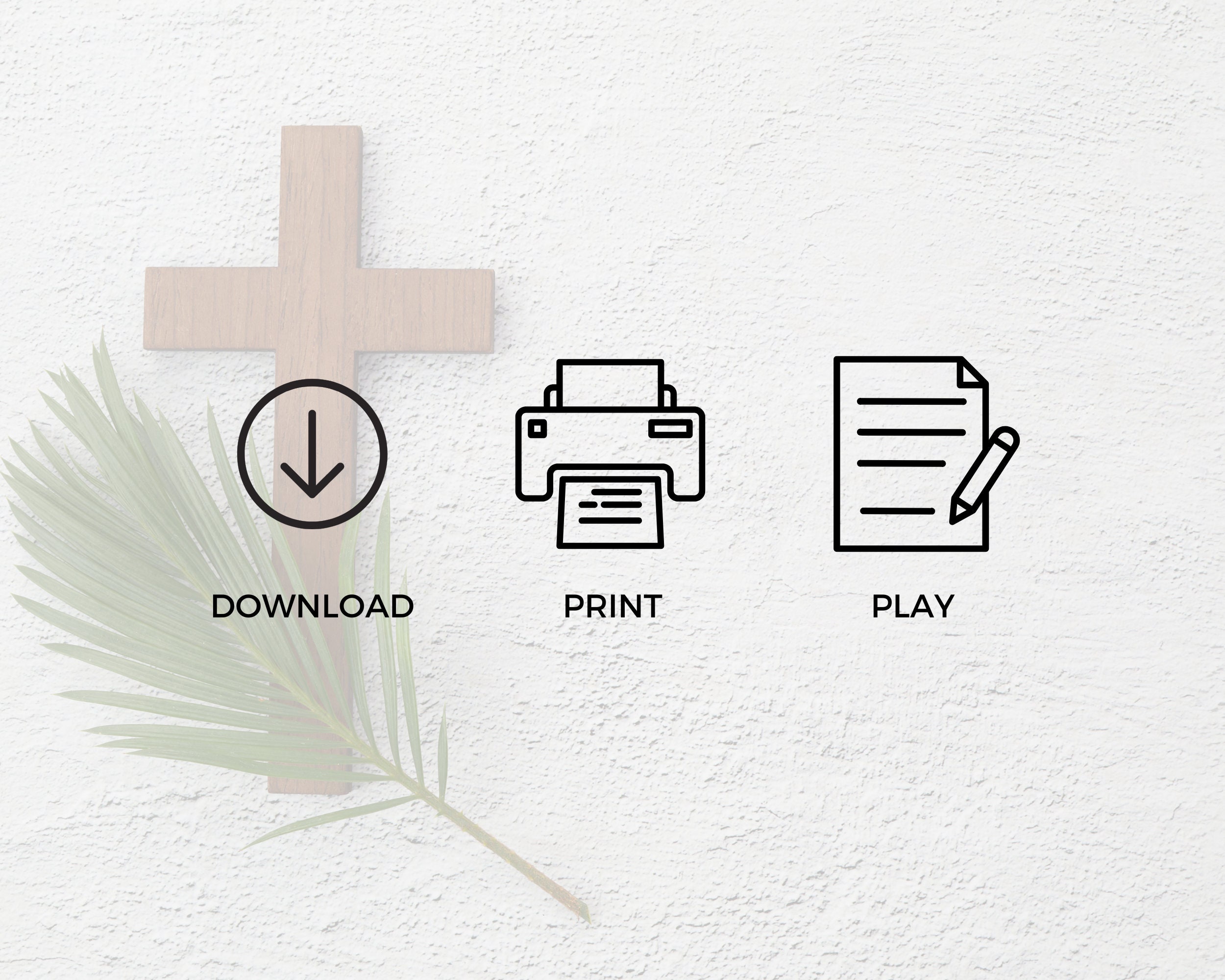 Lent Activity Bundle, Printable Lenten Party Games, Easter Activities ...