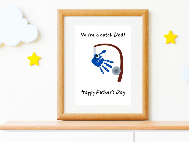 Father's Day Handprint Craft, Father's Day Handprint Art, Father's Day ...
