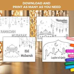 Ramadan Activity Bundle, Printable Ramadan Activities for Kids, EID ...