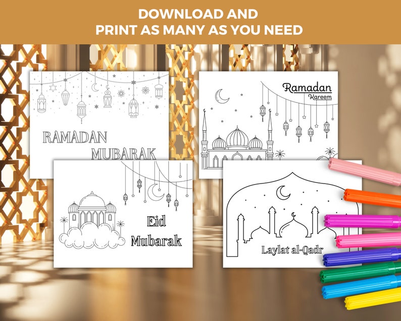 Ramadan Activity Bundle, Printable Ramadan Activities for Kids, EID ...