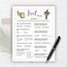 Lent Trivia Game, Printable Lenten Activity, Lent Party Game, Easter ...