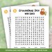 Groundhog Day Word Search, Printable Word Search, Groundhog Day Party ...