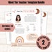 Retro Meet the Teacher Template, Editable Groovy Meet the Teacher ...