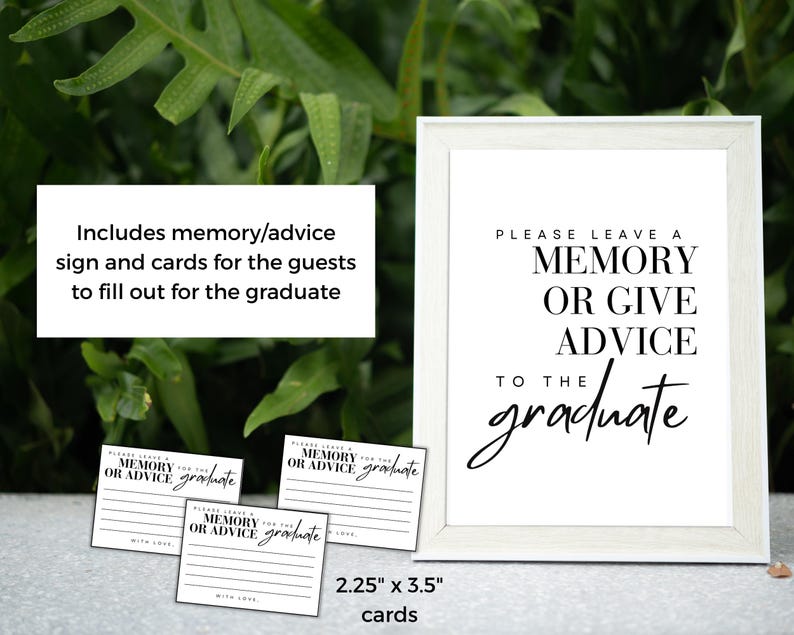 Editable Graduation Party Sign Template Bundle, Printable Graduation ...