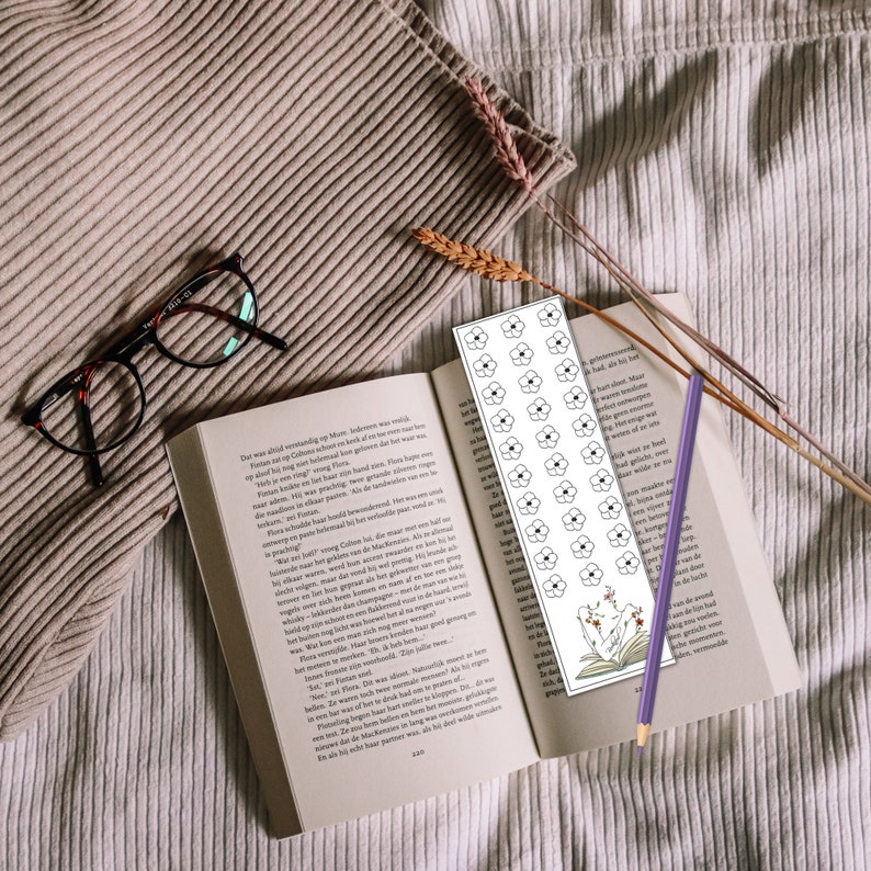 Reading Tracker Bookmark, Book Tracker Bookmark Printable, 30 Day ...