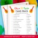 Cinco De Mayo Candy Match Game, Printable Cinco De Mayo Activity, Cinco ...
