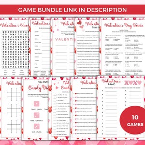 Valentine's Day Candy Match Game, Printable Valentine's Day Game ...