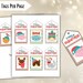 Cat Christmas Gift Tags, Printable Cat Holiday Gift Tags, Christmas ...