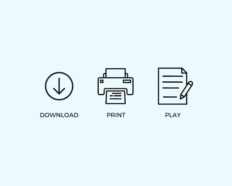 Summer Left Right Game Printable, Summer Pass the Prize Game, Summer ...