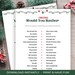 Christmas Would You Rather Game, Printable Christmas This or That ...