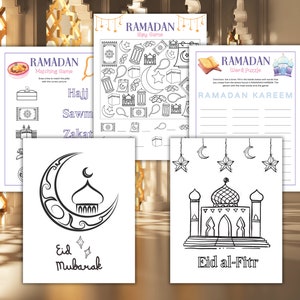 Ramadan Activity Bundle, Printable Ramadan Activities for Kids, EID ...
