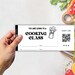 Editable Cooking Class Ticket Template, Printable Gift Coupon, Gift ...