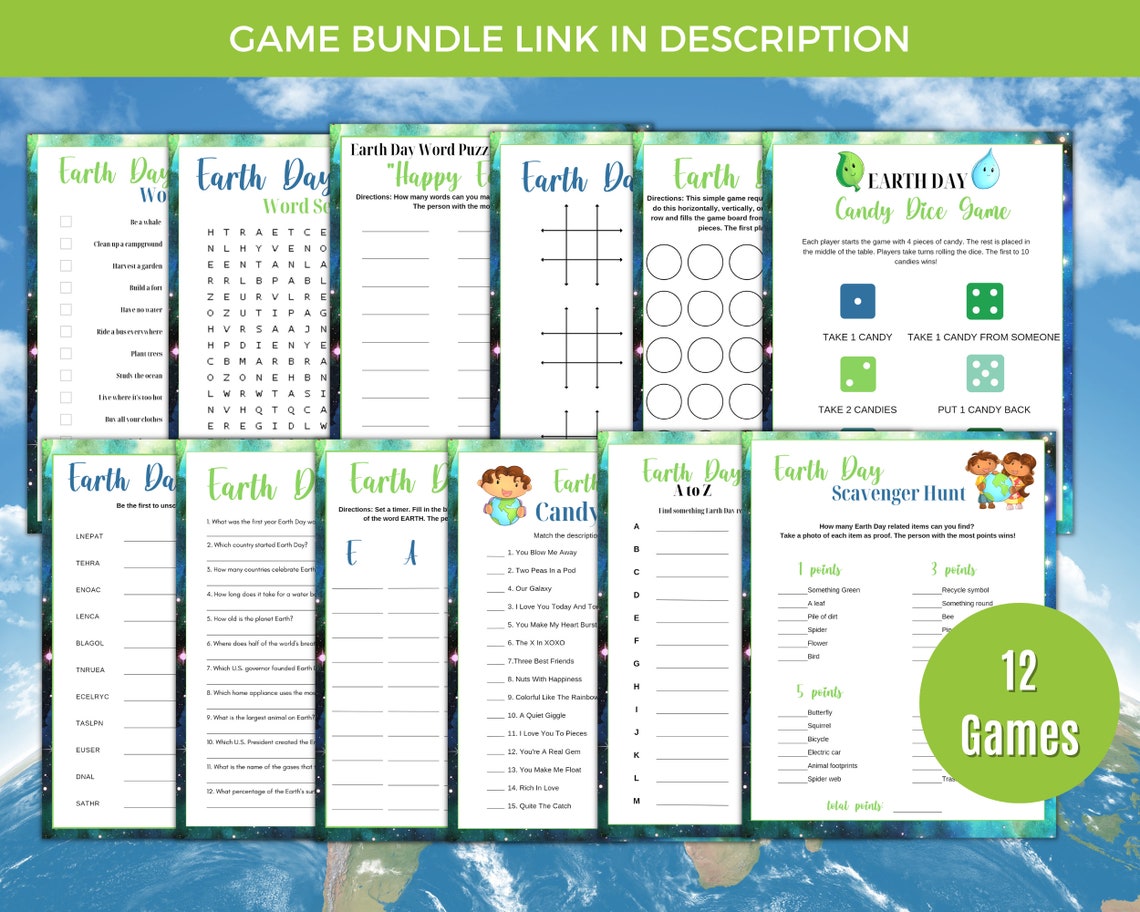 Earth Day Trivia Game, Printable Earth Day Trivia Activity, Classroom ...