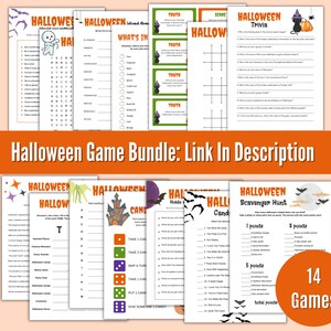 Halloween A to Z Game, Printable Halloween A to Z Race, Halloween Party ...