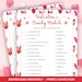 Valentine's Day Candy Match Game, Printable Valentine's Day Game ...