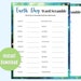 Earth Day Word Scramble Game, Printable Earth Day Word Scramble for ...
