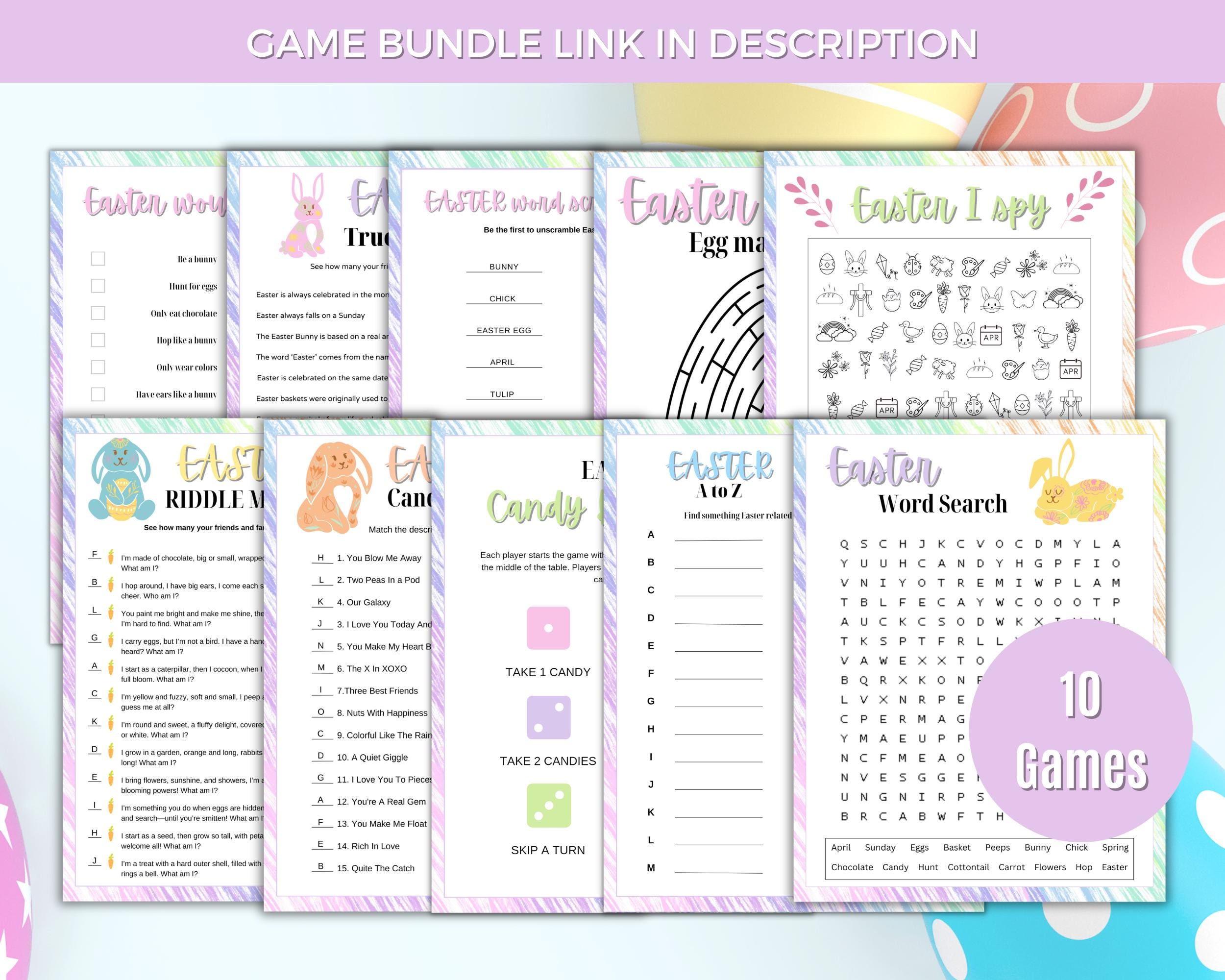 Easter Would You Rather Game, Printable Easter This or That Activity ...