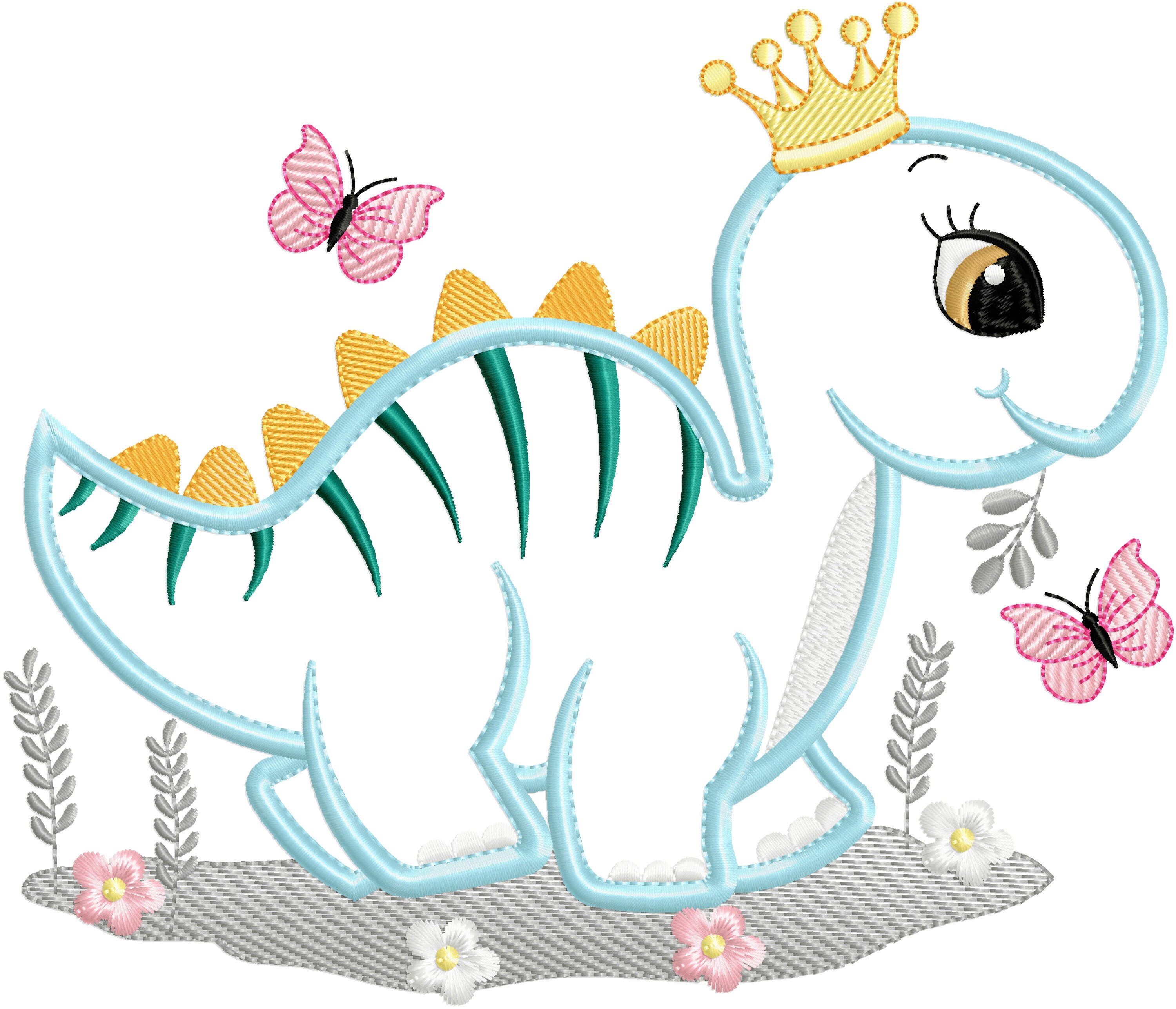 DINO Applique Machine Embroidery Designs DINOSAUR Embroidery Design ...