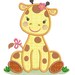 Giraffe Applique Machine Embroidery Design, Baby Zoo Animal (INSTANT ...