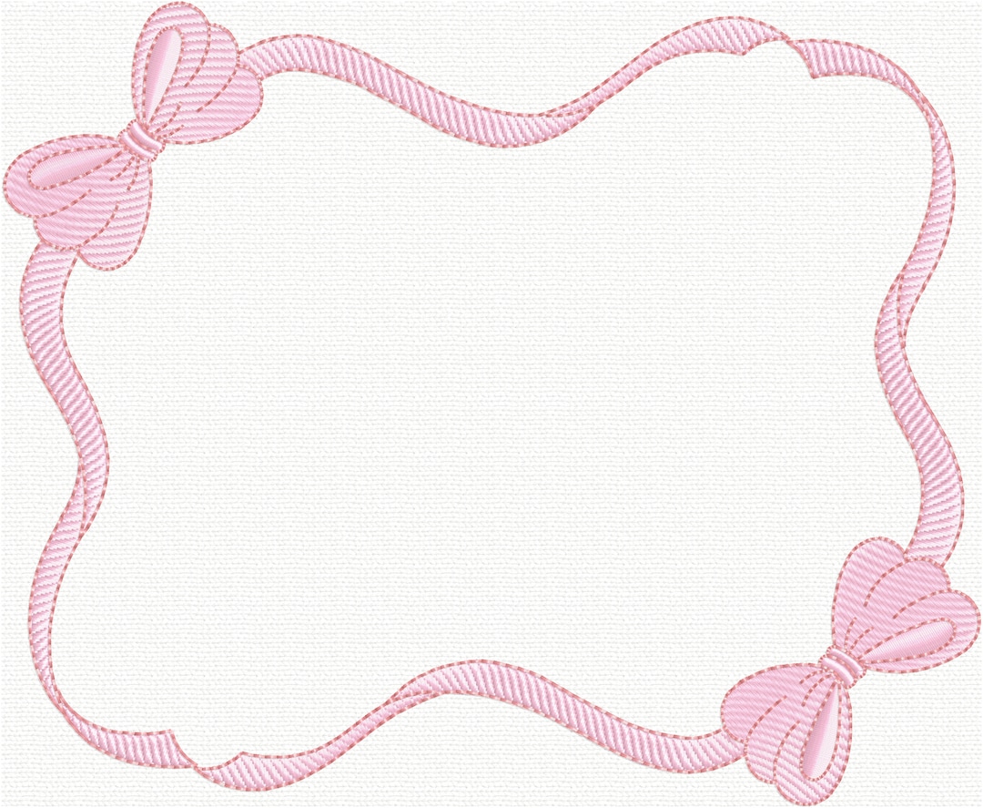 Cute Ballerina Bow Frame Machine Embroidery Designs Girl Embroidery ...