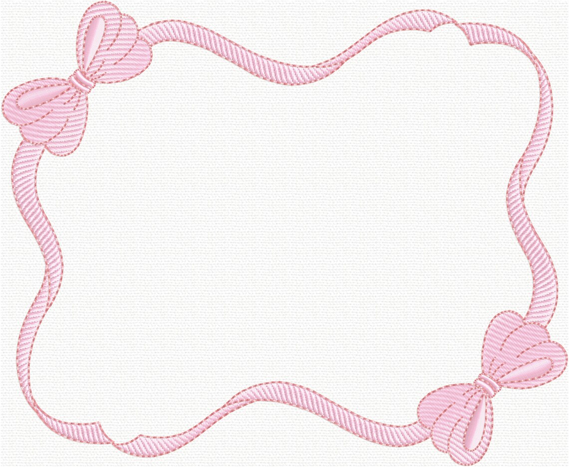 Cute Ballerina Bow Frame Machine Embroidery Designs Girl Embroidery ...