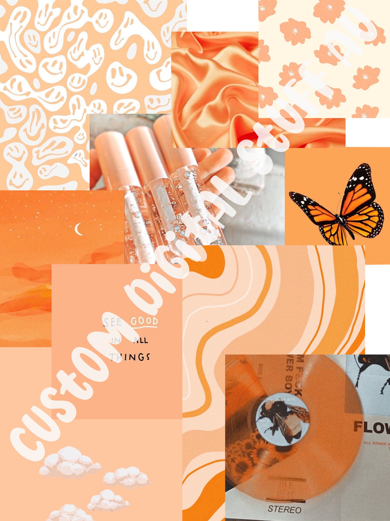 Pastel Collage Wallpapers - Etsy