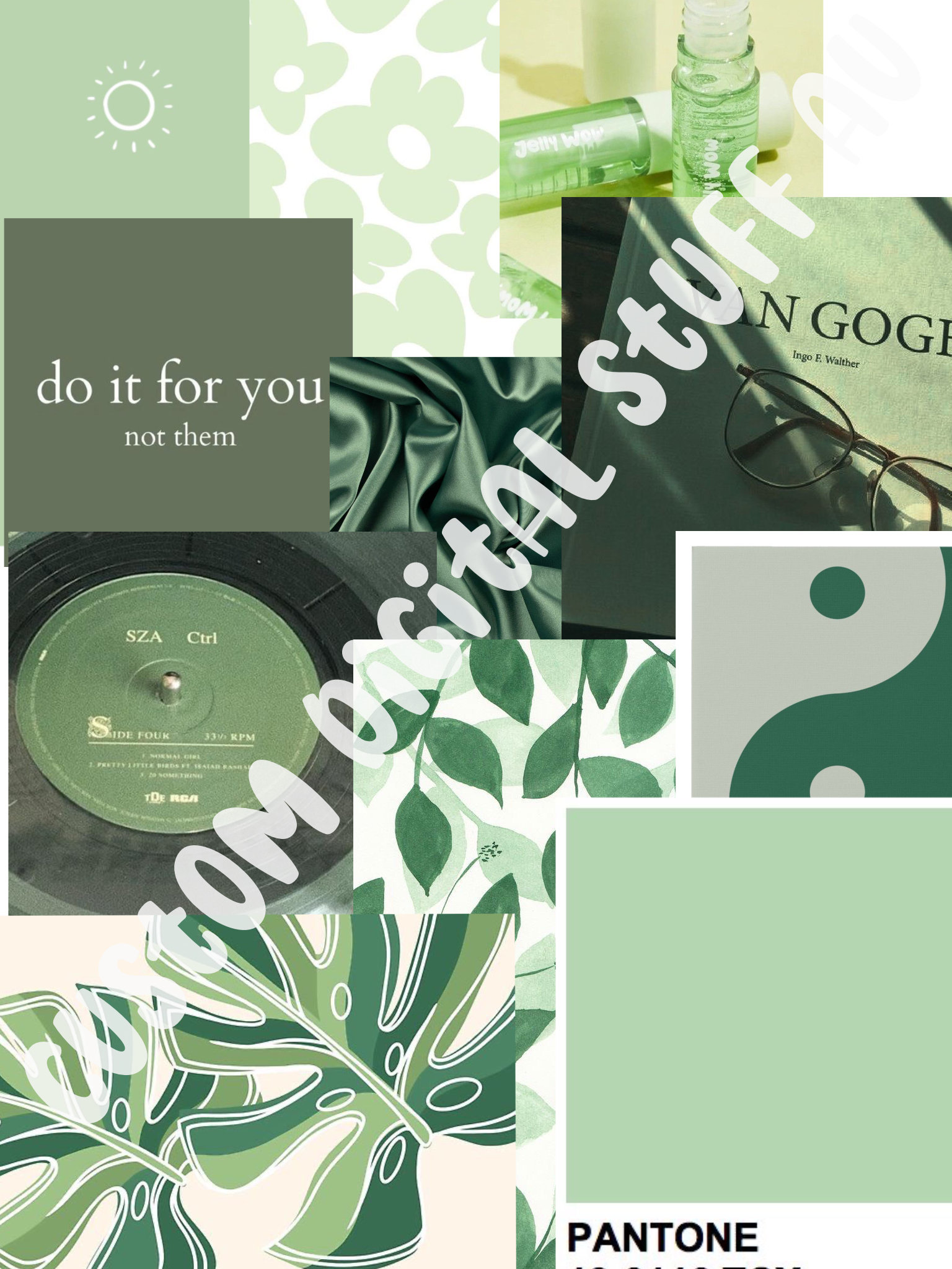 Pastel Collage Wallpapers - Etsy