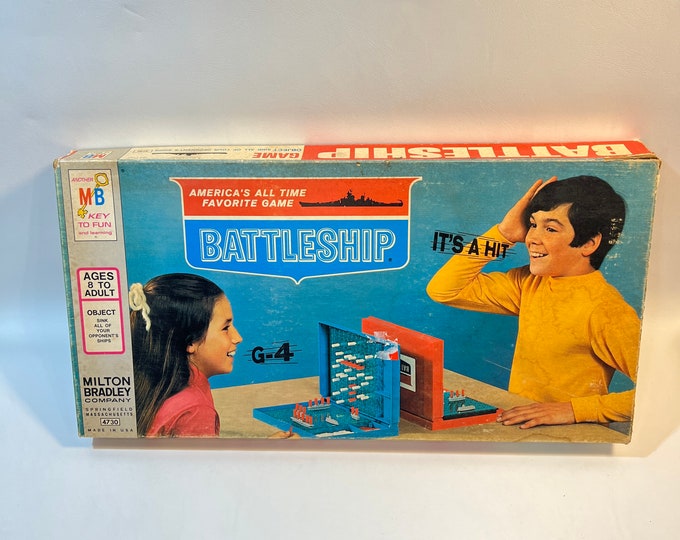 Vintage Battleship Game Perfect Condition - Etsy