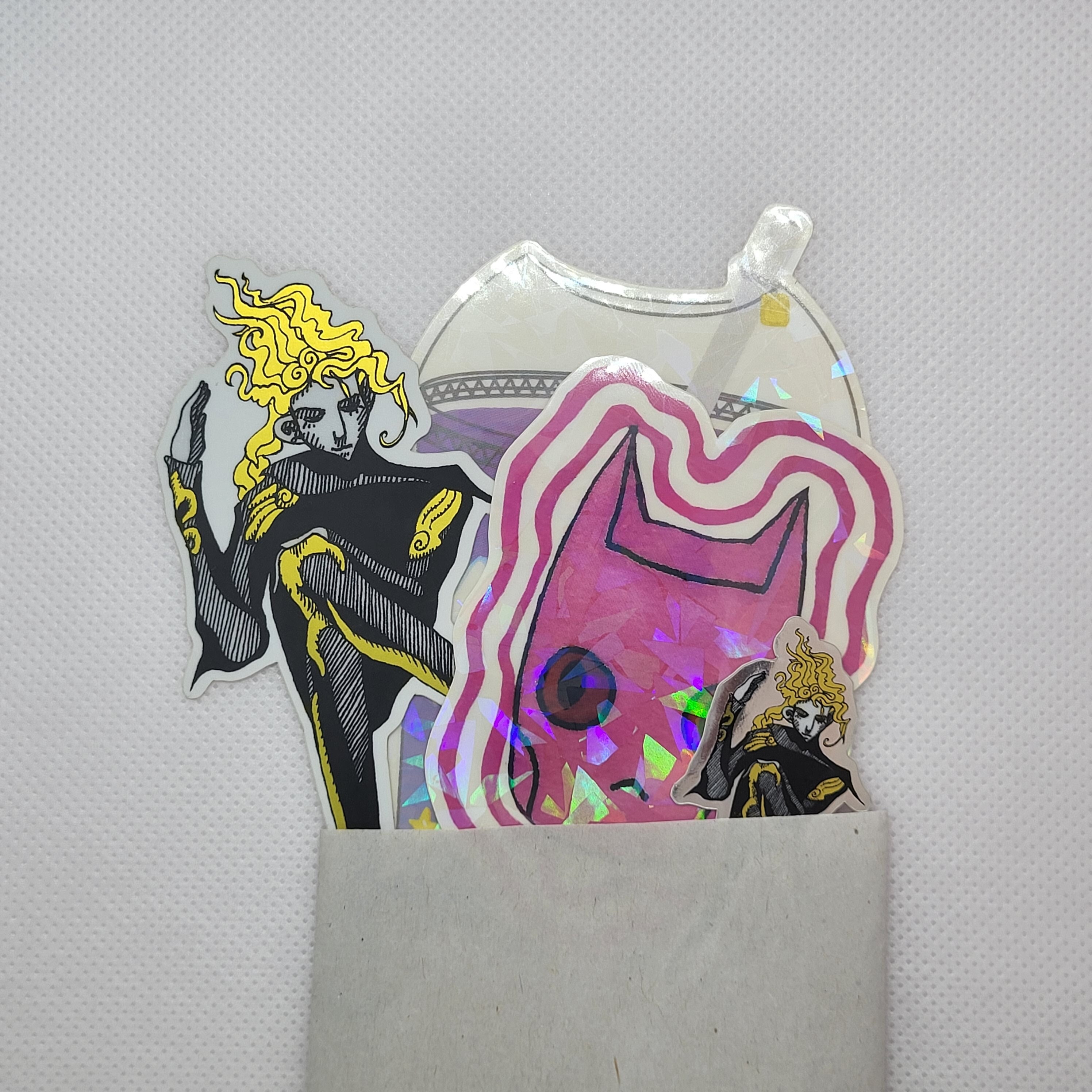 Bizarre Anime Sticker Pack Golden Wind Stickers, Killer Queen Sticker ...