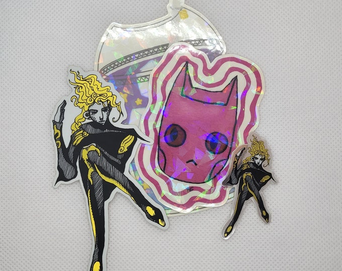 Bizarre Anime Sticker Pack Golden Wind Stickers, Killer Queen Sticker ...