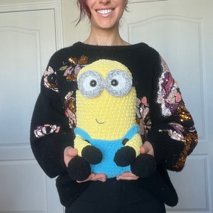 Kevin - Cuddle Size - Minion Crochet Pattern Pdf -plush - AMIGURUMI ...