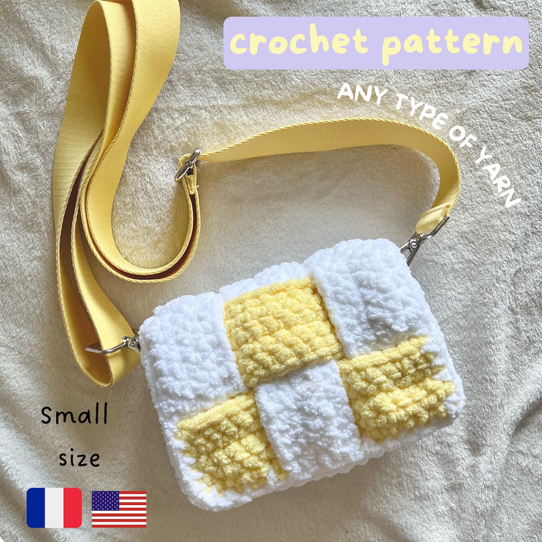 Easy Small Crochet Bag Pattern - Mini Size - Beginner - Meli Melo Cross ...