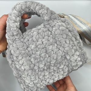 Crochet Trendy Bag Pattern English - Sherpa - Chenille - Fashion - Make ...