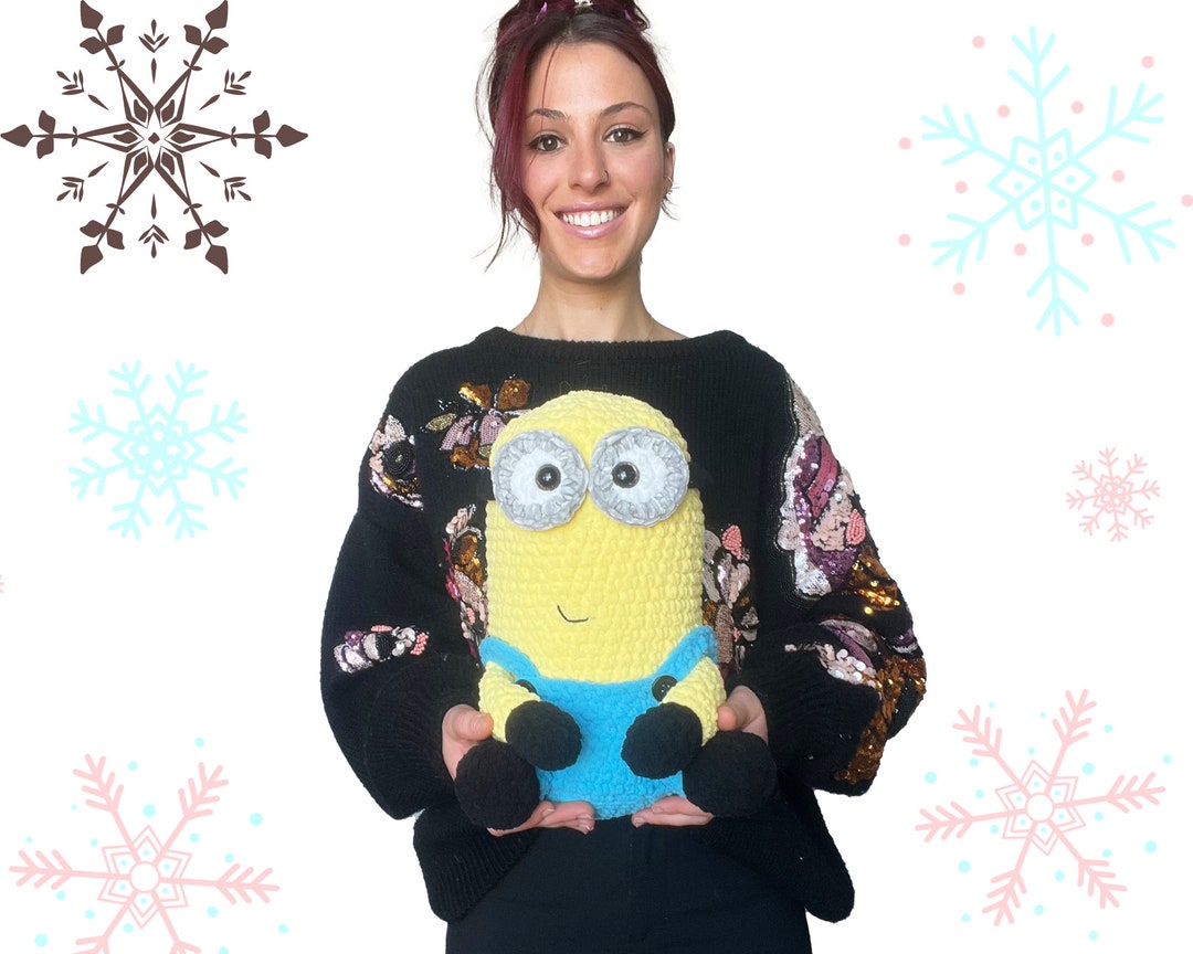 Cuddle Size KEVIN the Minion Blue Overall Handmade - Etsy