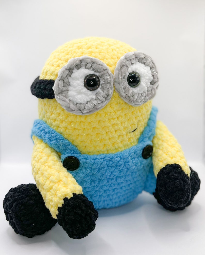 Bob Cuddle Size Minion Crochet Pattern Pdf plush - Etsy