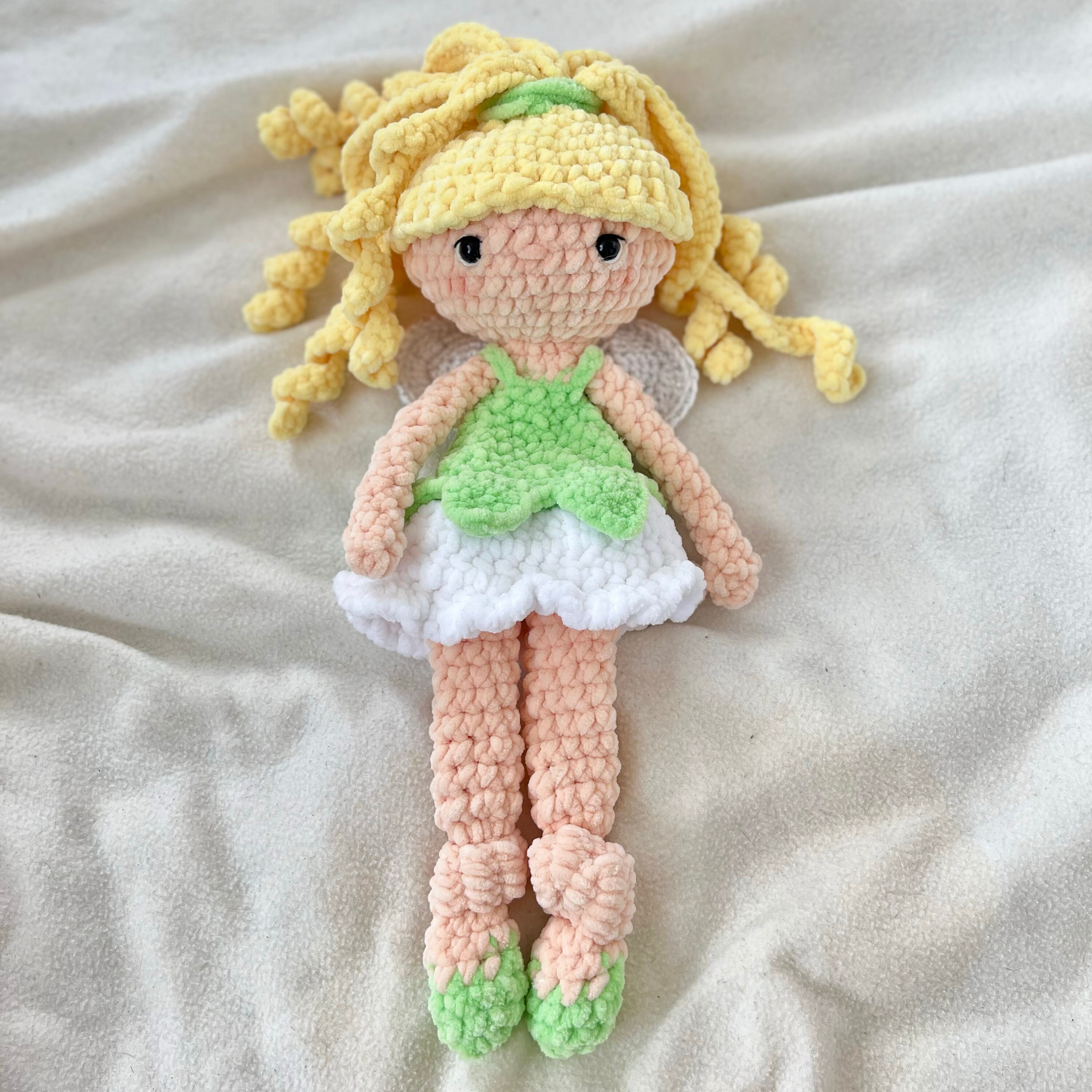 Luna the Fairy - Crochet Pattern - Doll Lovey - Knotted Legs- Cute ...