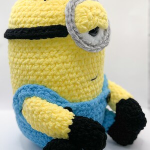 Crochet Patterns Bundle Minion Bob, Stuart & Kevin- Cuddle Size Plush ...