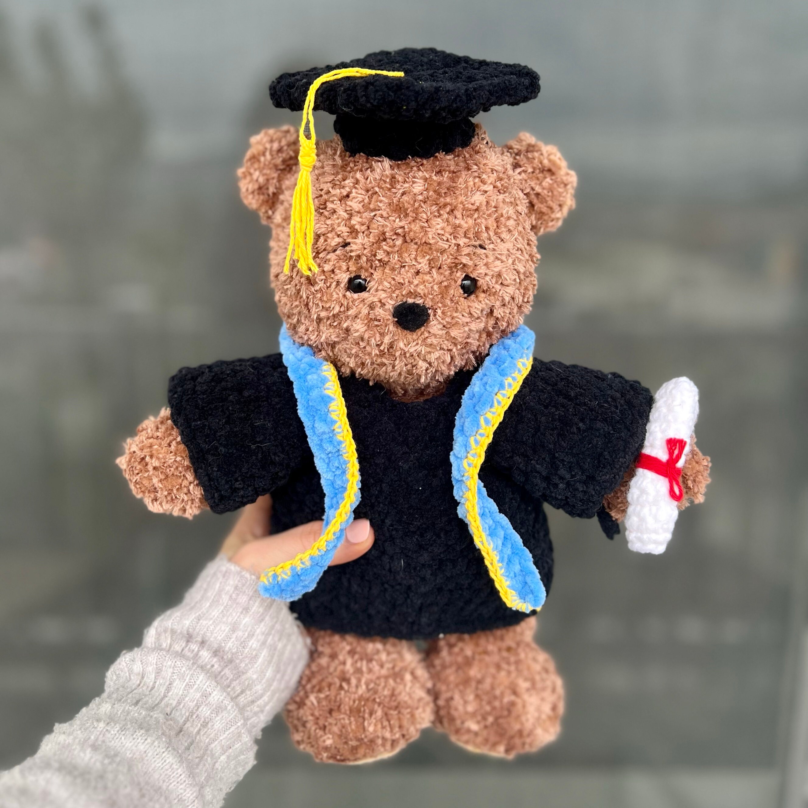 Teddy Bear With GRADUATION Outfit - Crochet Pattern - Amigurumi Pattern ...