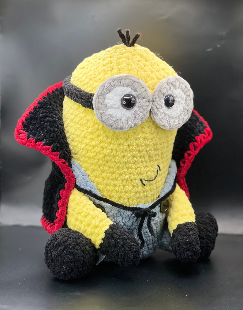 Kevin Halloween Minion Crochet Pattern Pdf Cuddle Size - Etsy